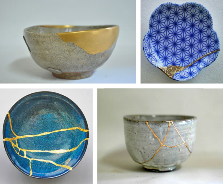 Golden joinery of Kintsugi